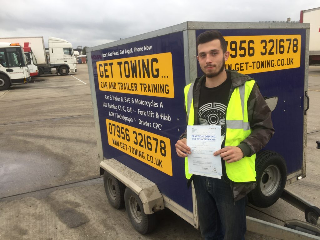 Trailer Training course and test passed in Chelmsford. Trailer Training ...